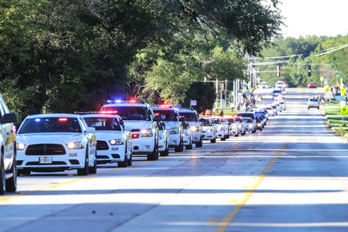 Photos: Deputy Maness Funeral Procession - The Woodstock Independent