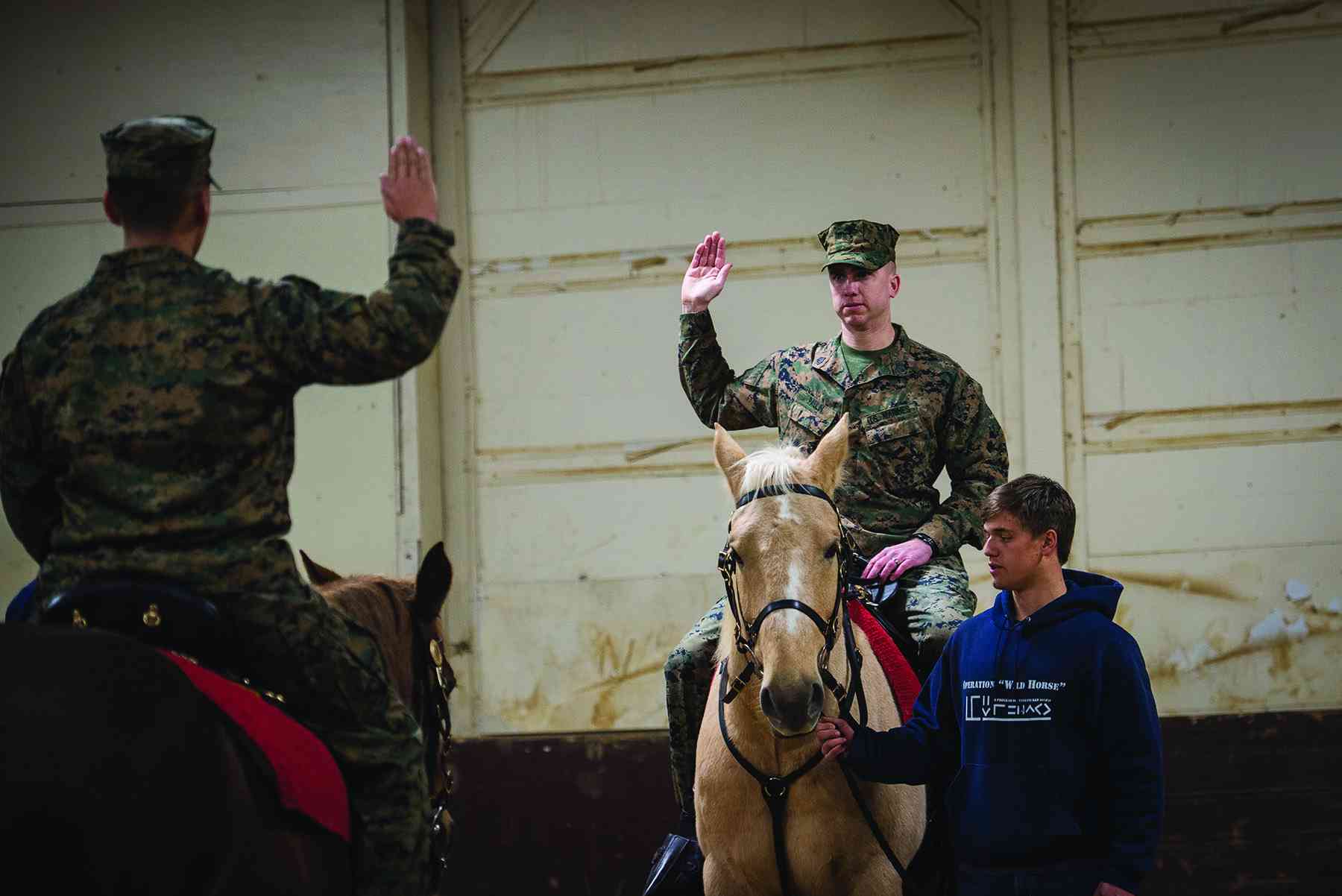 Not his first rodeo – or enlistment - The Woodstock Independent