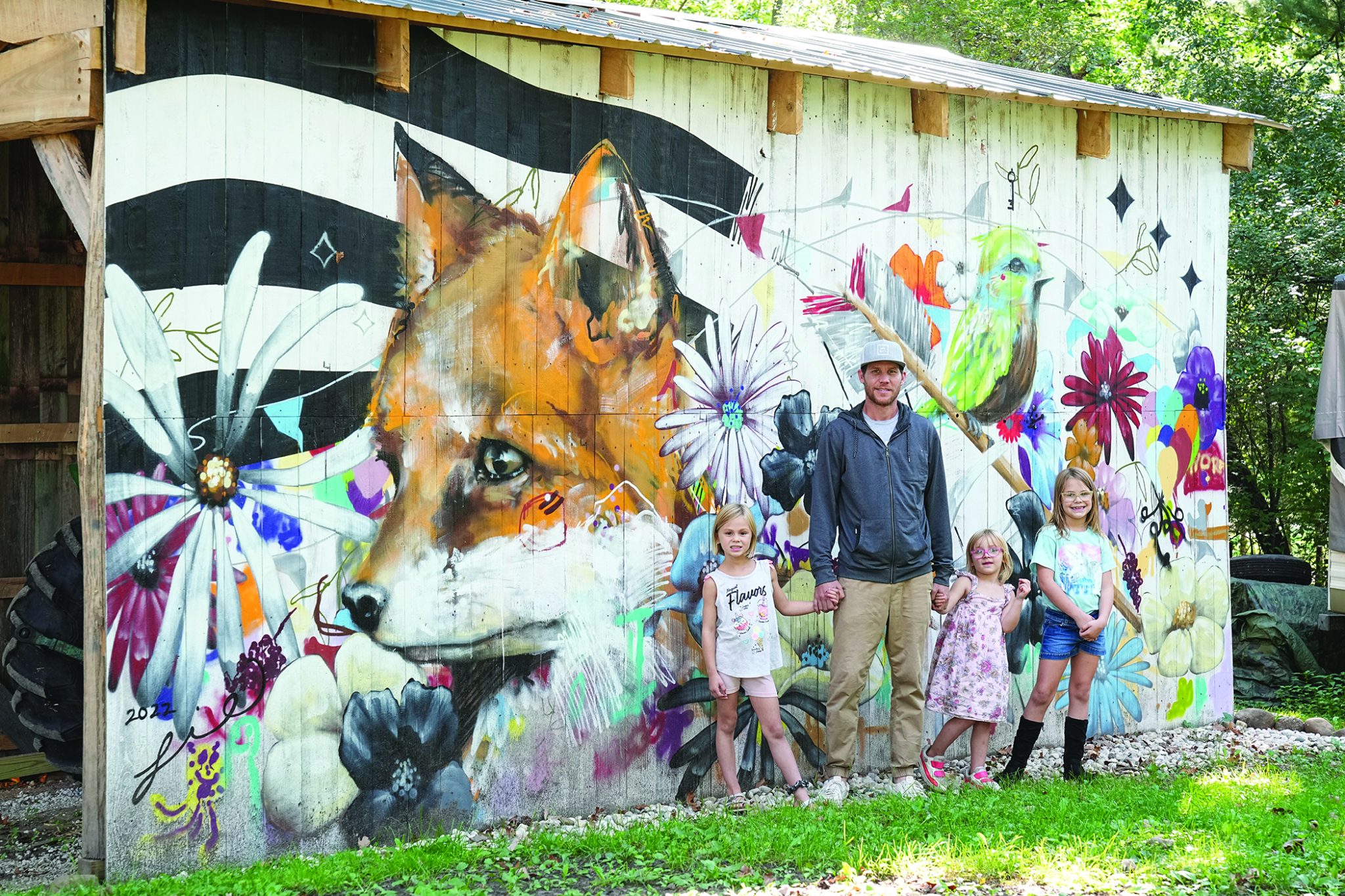 Artistic farmer: Jay Turner now does what he loves from his farm in ...