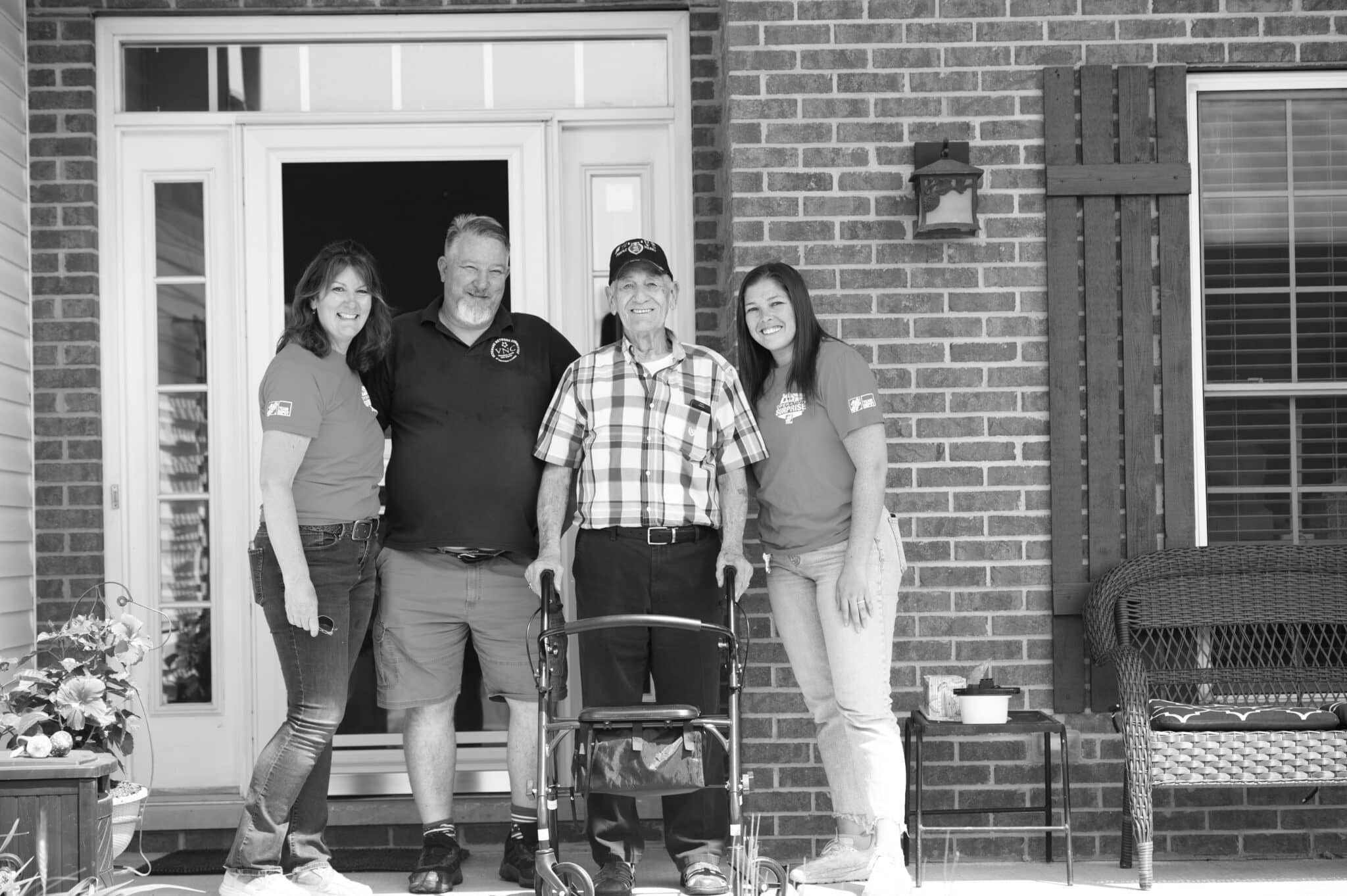 Woodstock veteran receives ramp and flagpole - The Woodstock Independent